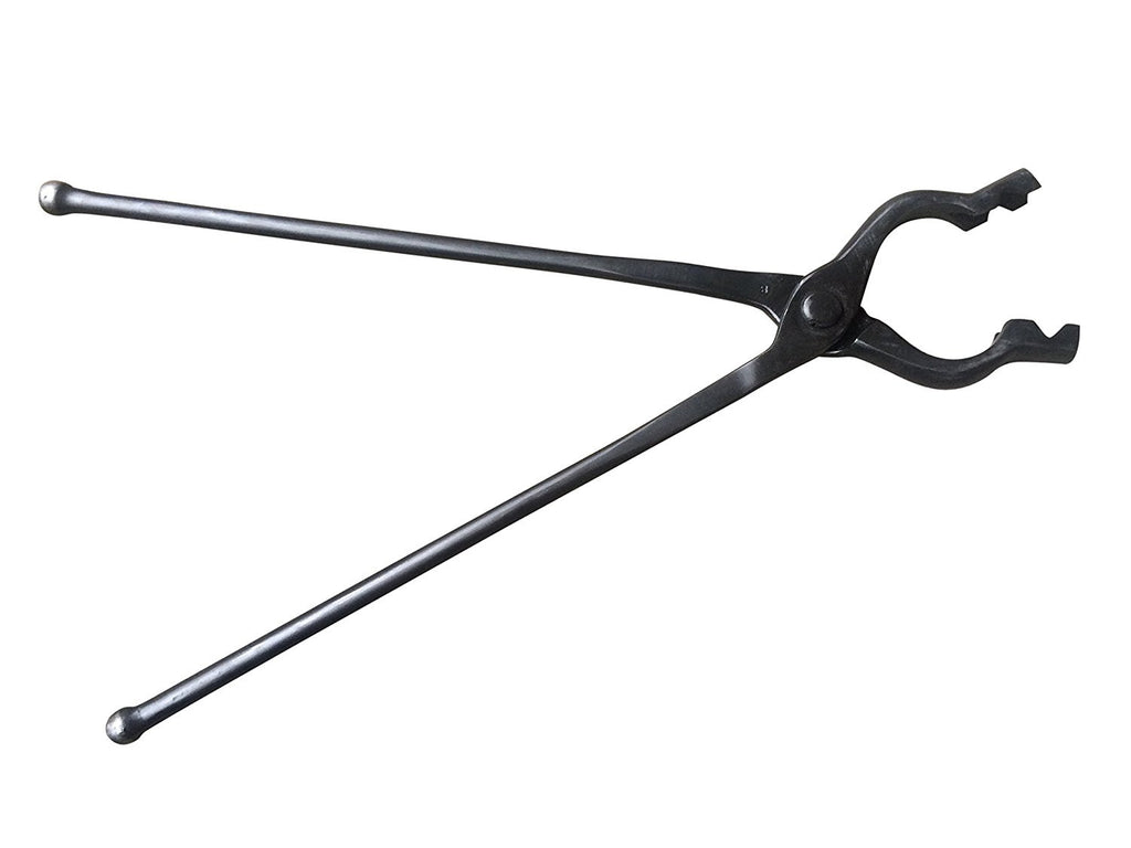 V-Bit Bolt Blacksmith Tongs - 450mm (18") – Caliburn Tools
